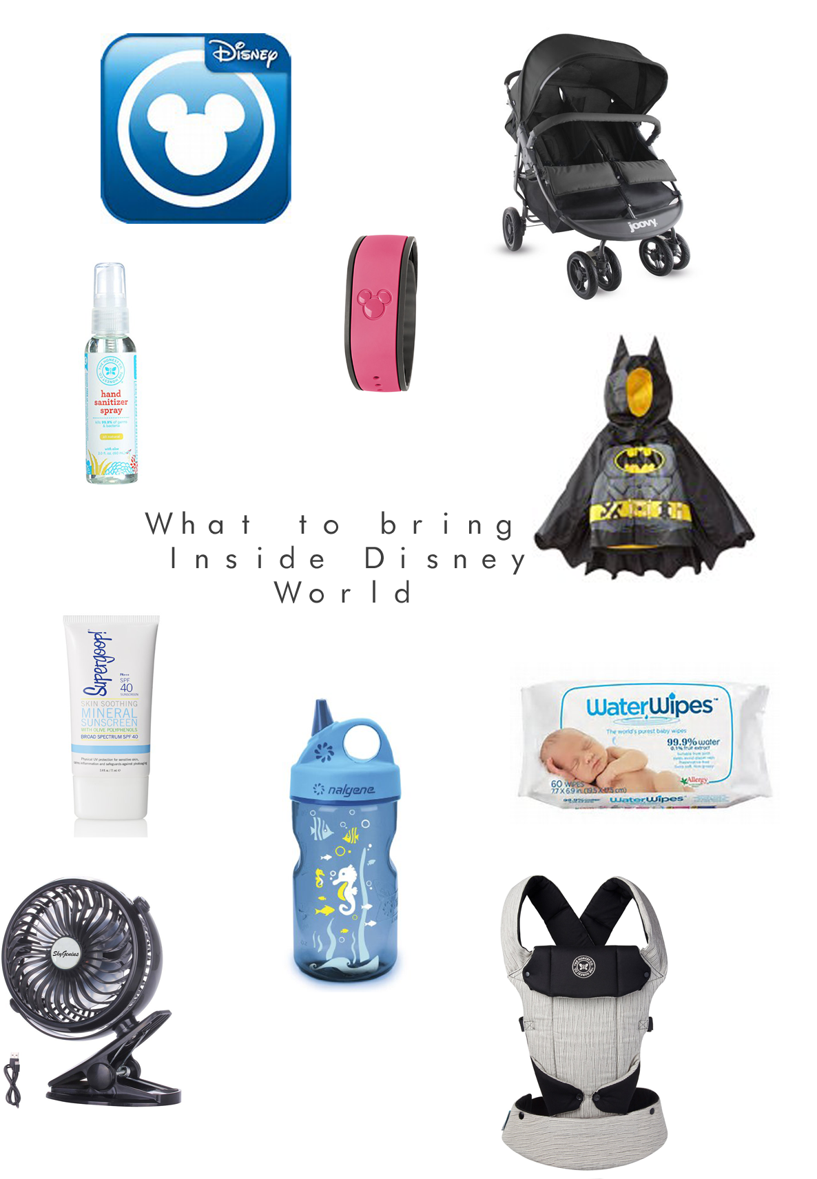Disney with toddlers – Diaper bag packing List and Tips - Sarah Tucker